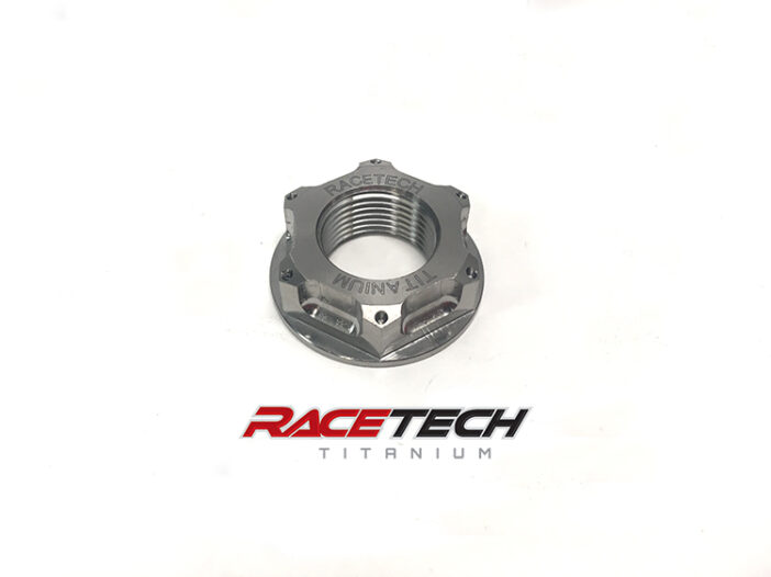 Titanium Rear Axle nut (1999-2020 Yamaha YZ 125 250) - RaceTech Titanium